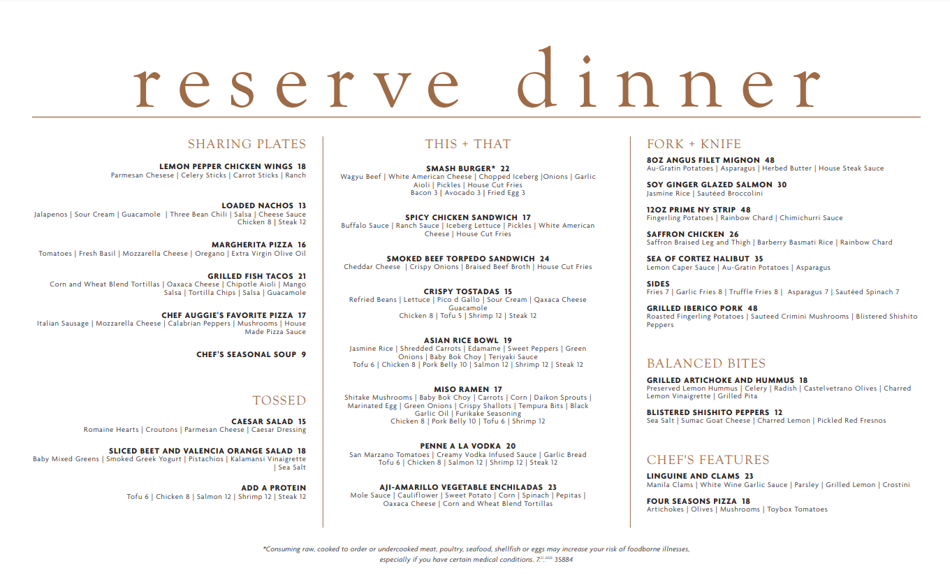 Food Pick Up and Ordering | The Club at Ruby Hill